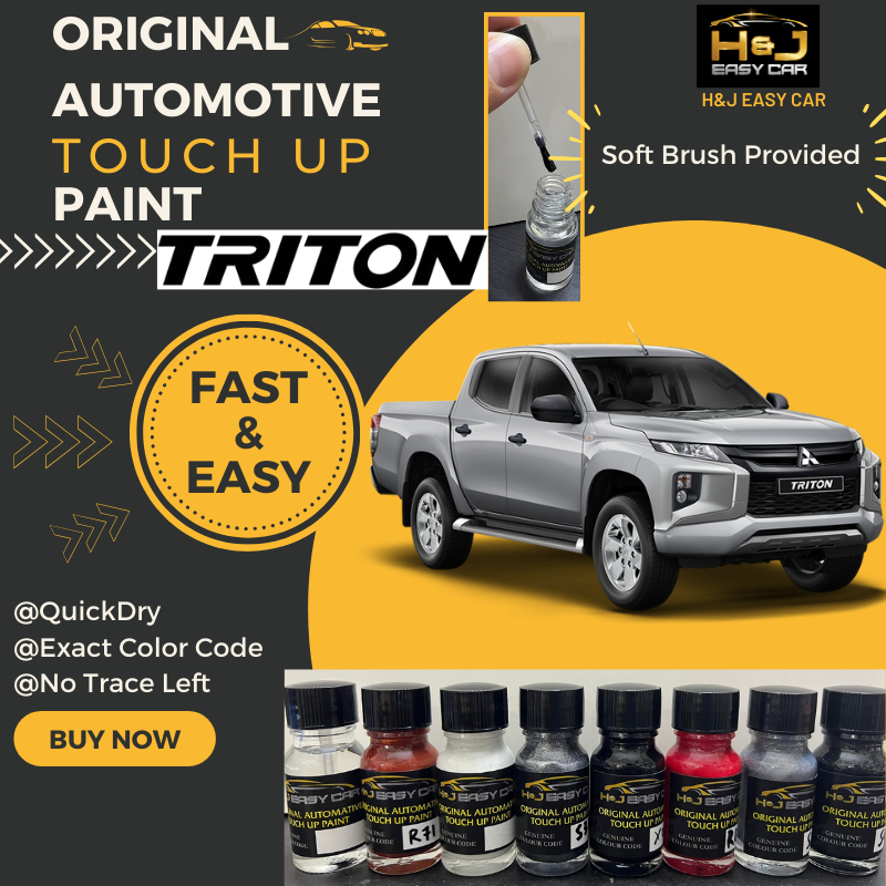 MITSUBISHI TRITON Automotive Original COLOR CODE Touch Up Paint 10ML ...