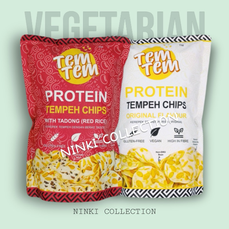 (Exp 28/9/2024) Tem Tem Protein Tempeh Chips Original Flavour/With ...