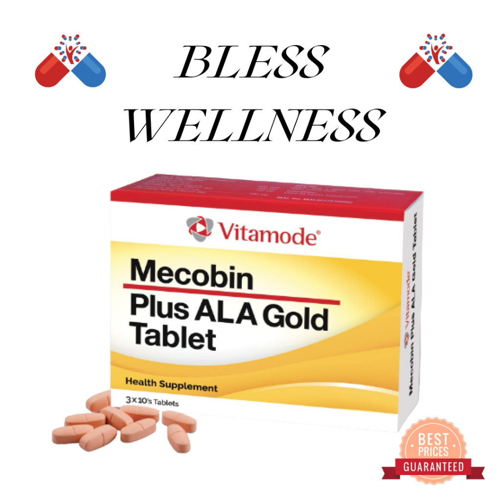 VITAMODE MECOBIN PLUS ALA GOLD TABLET 10'S(1 strip) | Shopee Malaysia