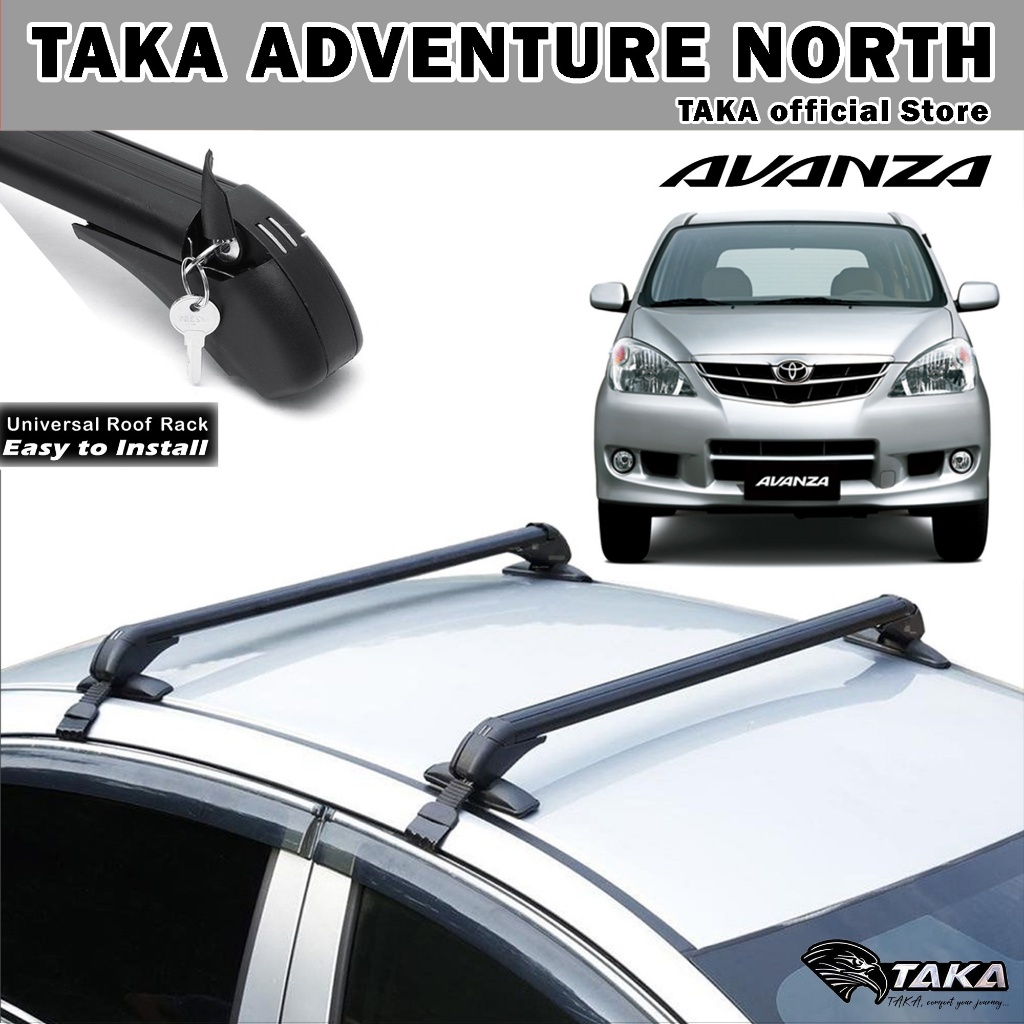 TOYOTA AVANZA Universal Roof Rack Luggage Car Top Carrier Cargo Box ...