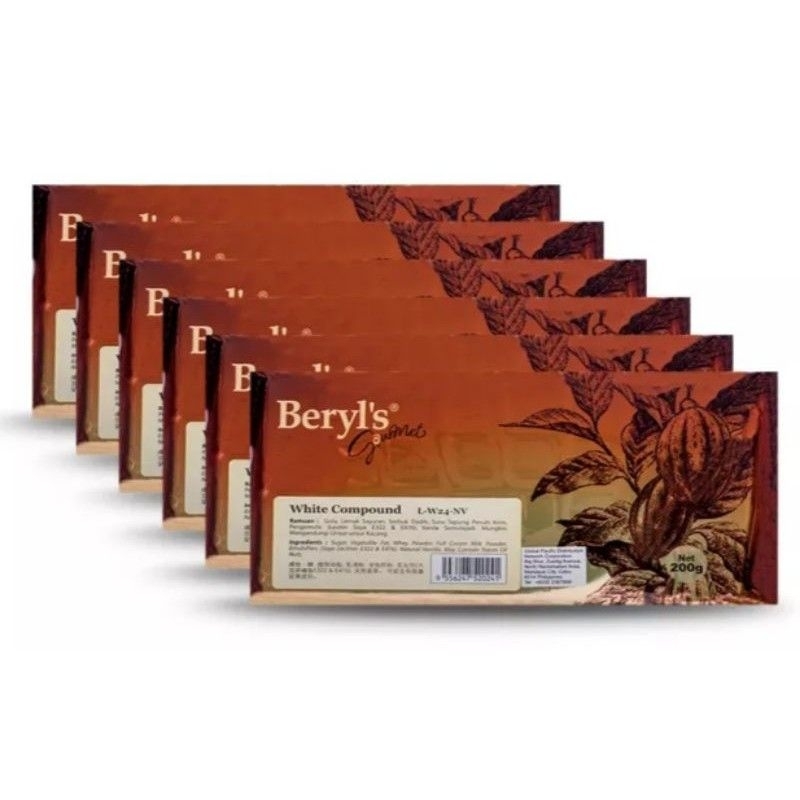 Beryl's Dark/Milk/White 1kg Compound Chocolate Bar Beryl's | Shopee ...