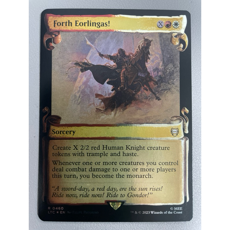 MTG:The Lord of the Rings:Special Edition (LTR) R0460 - Forth Eorlingas ...