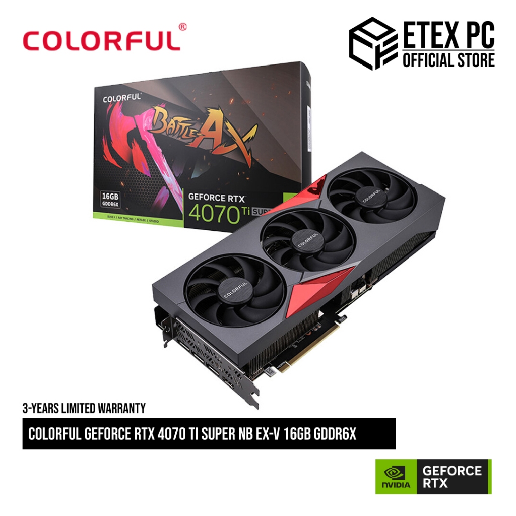 Colorful GeForce RTX 4070 Ti SUPER NB EX-V 16GB GDDR6X # RTX 4070 TI ...