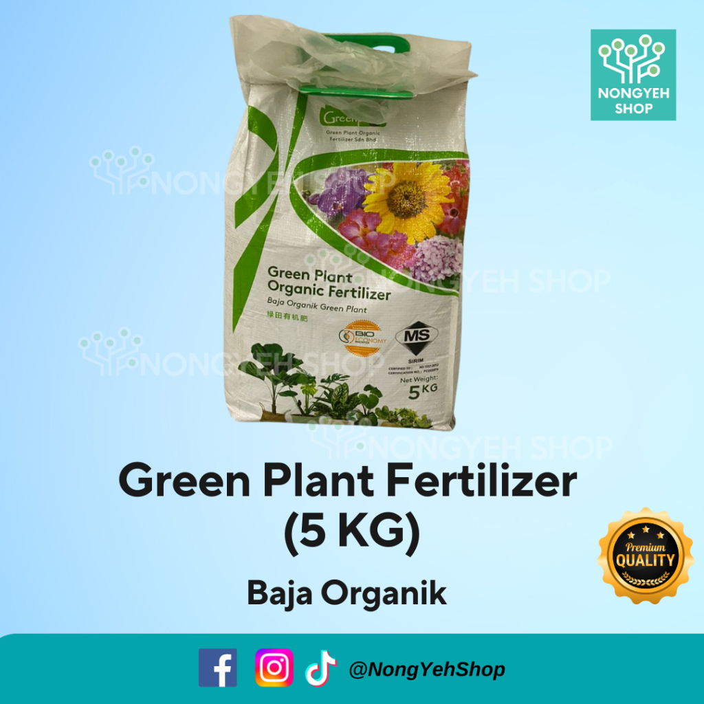 Baja Organik- Green Plant Fertilizer (5 KG)- Durian, getah, kelapa ...