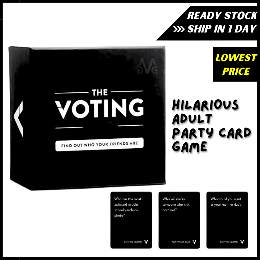 The Voting Game Card Games Board Games Adult Game Drinking Game ...