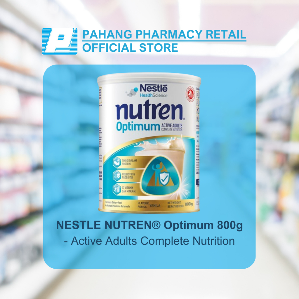 NESTLE NUTREN® Optimum 800g - Active Adults Complete Nutrition | Shopee Malaysia