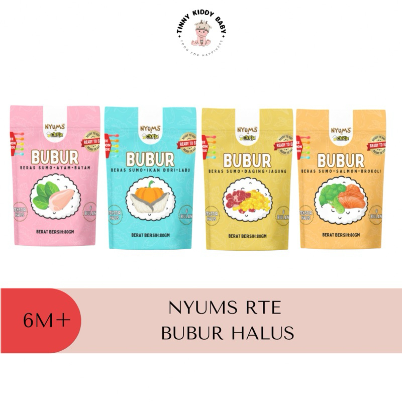 Nyum by cikpija ready to eat RTE baby food travel friendly bubur sumo ...