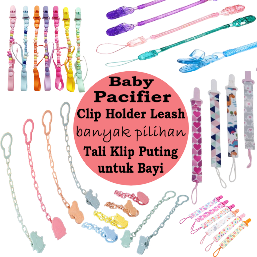Baby Chain Tali Puting Baby Pacifier Clip Pacifier Chain Rantai Puting ...