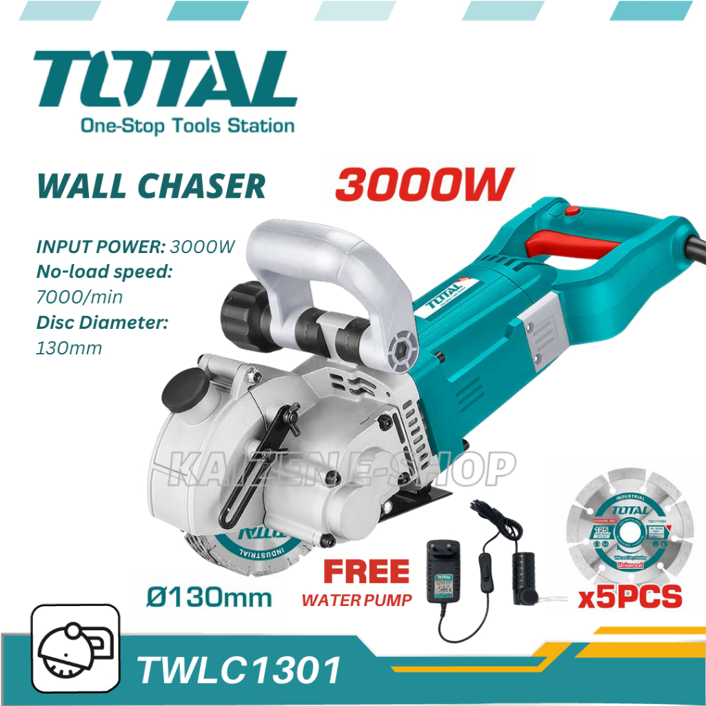 TOTAL TWLC1301 3000W Wall Chaser | Shopee Malaysia