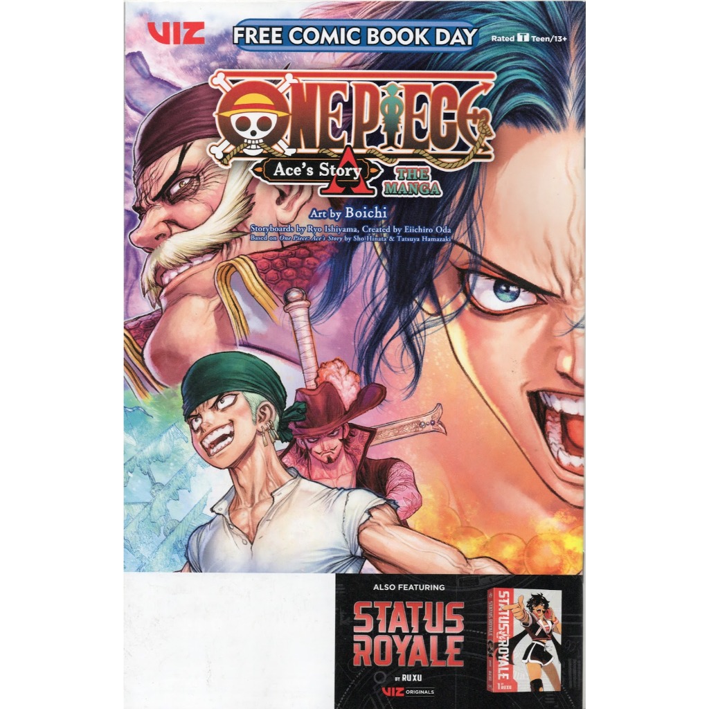 FCBD 2024 ONE PIECE ACES STORY & STATUS ROYALE COMIC SAMPLER | Shopee Malaysia