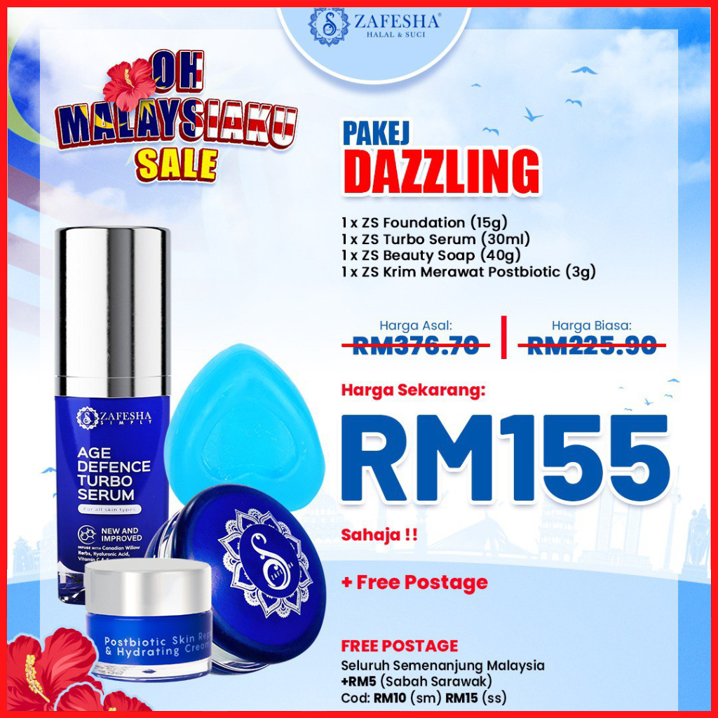 Zafesha Foundation Mini Trial Original HQ Krim Zafeesha Zafesya ...