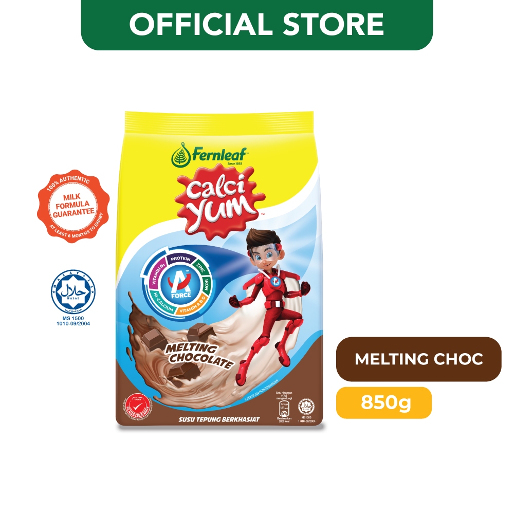 Fernleaf CalciYum Milk Powder for Children Melting Chocolate - (850g ...