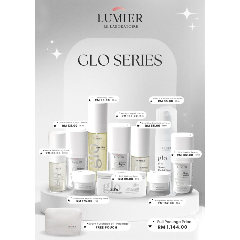 GLO SERIES LUMIER BY PUTERI SARAH LIYANA | Shopee Malaysia