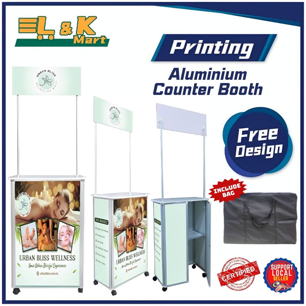 Aluminium Fortable Counter Sampling Booth/ Aluminium Counter Booth With ...