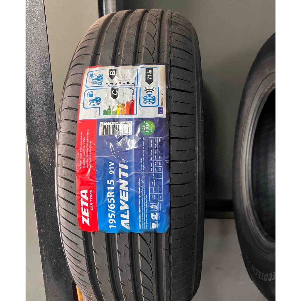 Tyre ZETA ALVENTI 195/65/15 Tayar Kereta New Tyre | Shopee Malaysia