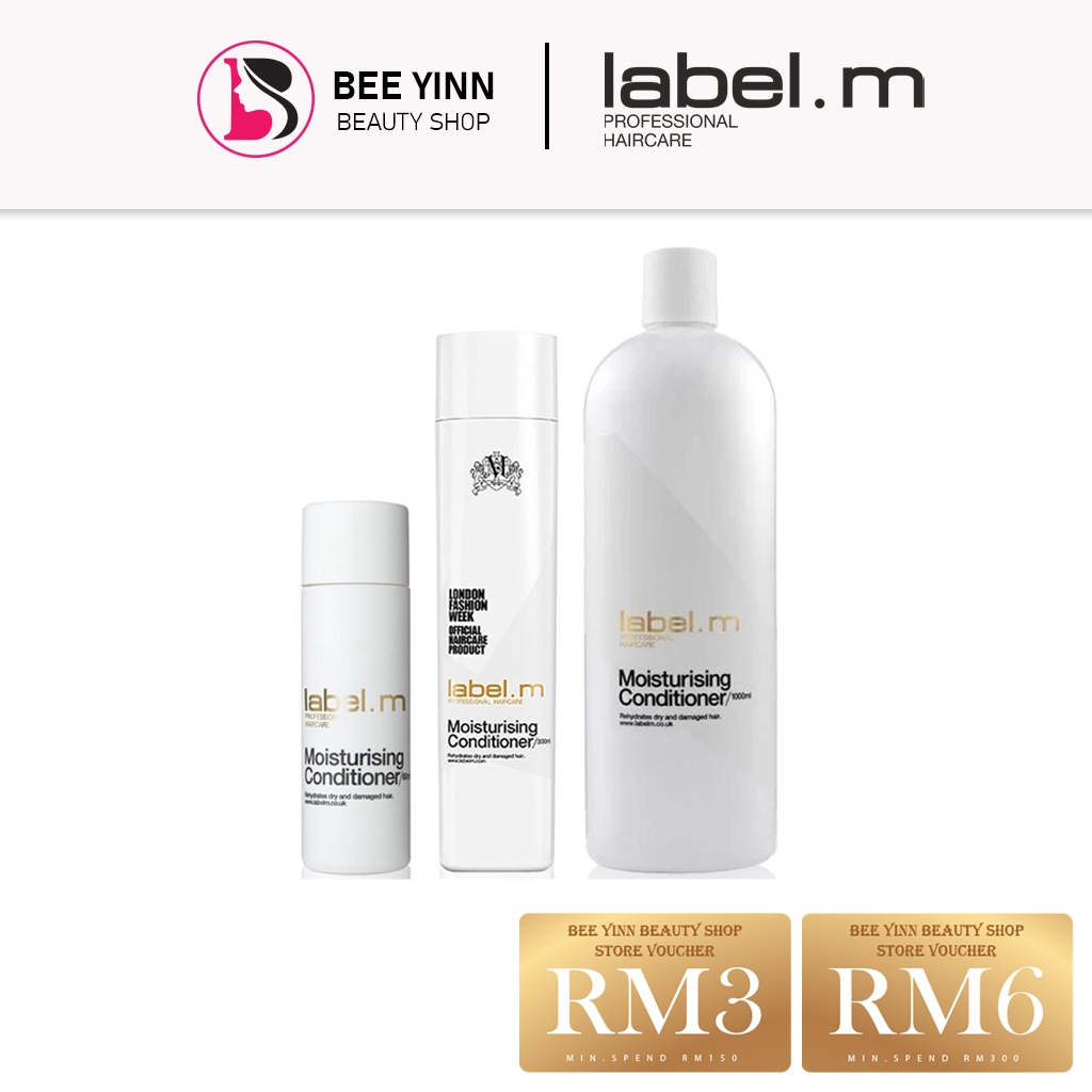 Label.M Moisturising Hair Conditioner - (60ml / 300ml /1000ml) | Shopee ...