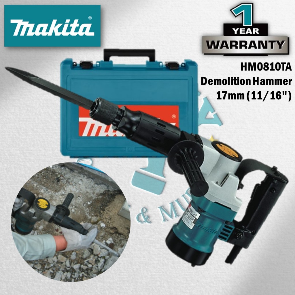 MAKITA HM0810TA Demolition Hammer 17MM (11/16") | Shopee Malaysia
