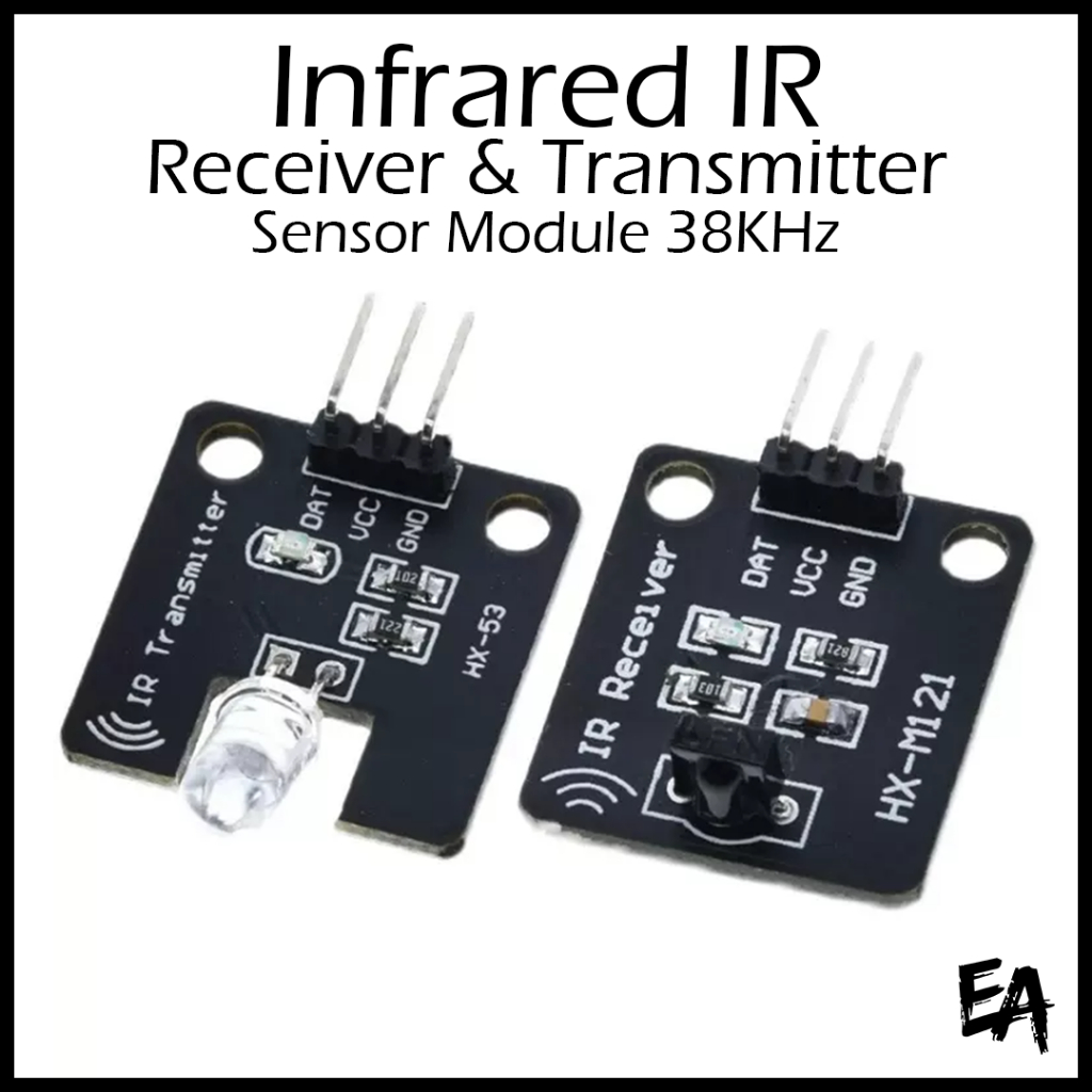 Infrared Transmitter Receiver IR Sensor Module 38KHz HX-53 HX-M121 ...