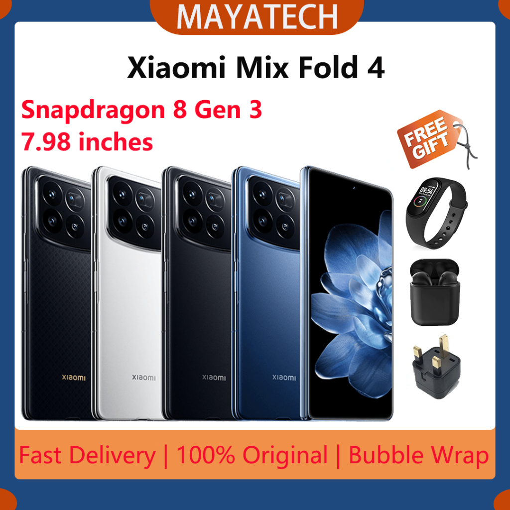 Brand New Xiaomi Mix Fold 4 Snapdragon 8 Gen 3 7.98 inches 5100 mAh 67W wired AMOLED 120Hz ...