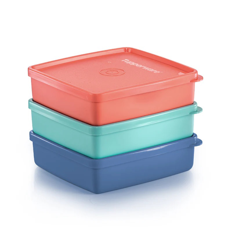 Large Square Tupperware Container NQP* Square Container With Silicone