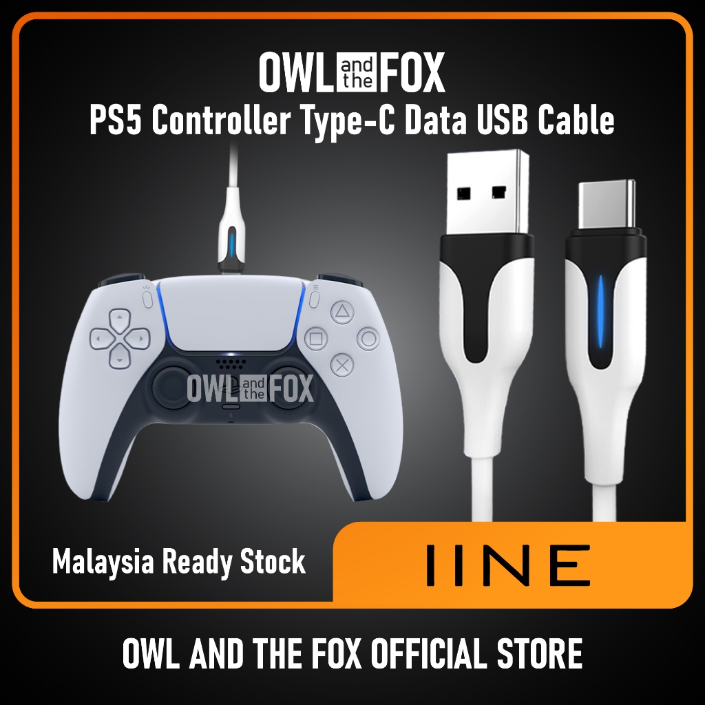 IINE PS5 Xbox Series Switch Pro Controller Fast Charging Cable TypeC ...