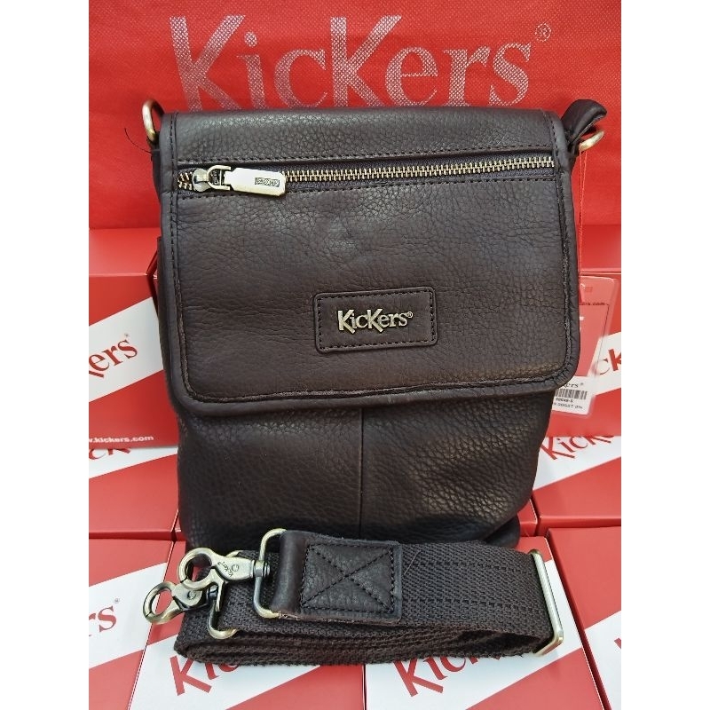 kickers Genuine Leather 👉🏻100% Original👍 👉🏻Sling Bag👍 👉🏻IC89049 Brown 👉 ...