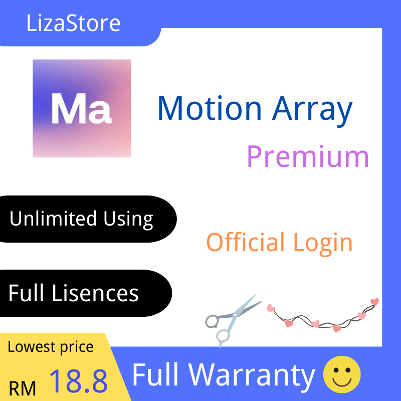 Motion Array Premium Genuine Account Video Creation FIlmmakers Stable ...