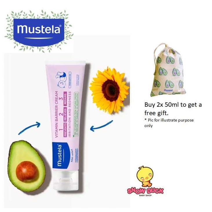 Mustela 123 Vitamin Barrier Cream 50ml/ 100ml | Shopee Malaysia