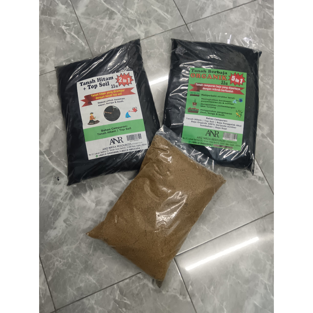 Tanah Hitam, Tanah Berbaja, Tanah Top Soil - Sesuai untuk tanaman pokok ...