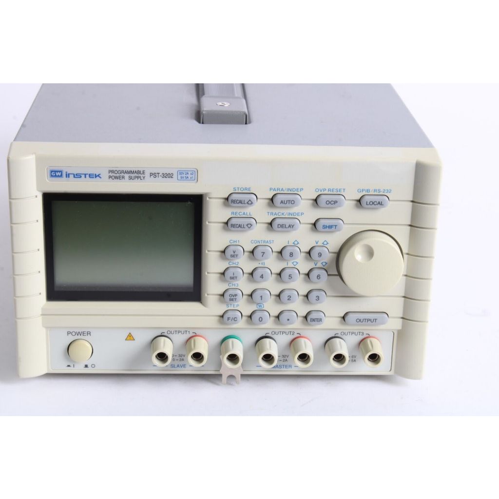 GW INSTEK PST-3202 Bench Power Supply, Programmable, 3 Output, 0 V, 32 ...