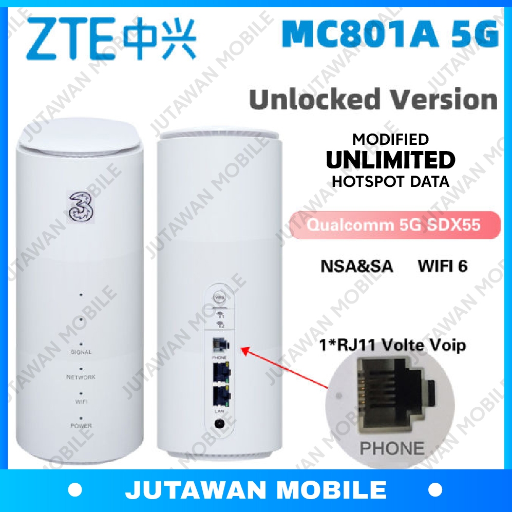 Unlocked Wireless Gateway Modem Router Modified Umobile Digi Celcom ZTE ...
