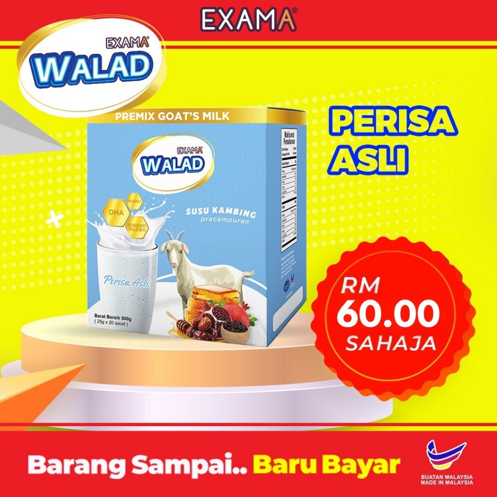 Susu Walad Exama Khasiat dari Makanan Sunnah Dan Susu Kambing | Shopee ...