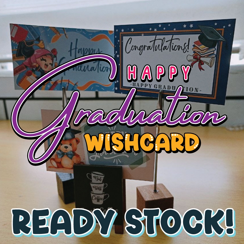 HAPPY GRADUATION TAHNIAH WISH CARD. READY STOCK! | Shopee Malaysia