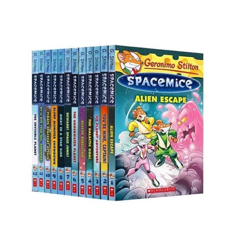 Geronimo Stilton Spacemice 12 books set | Shopee Malaysia