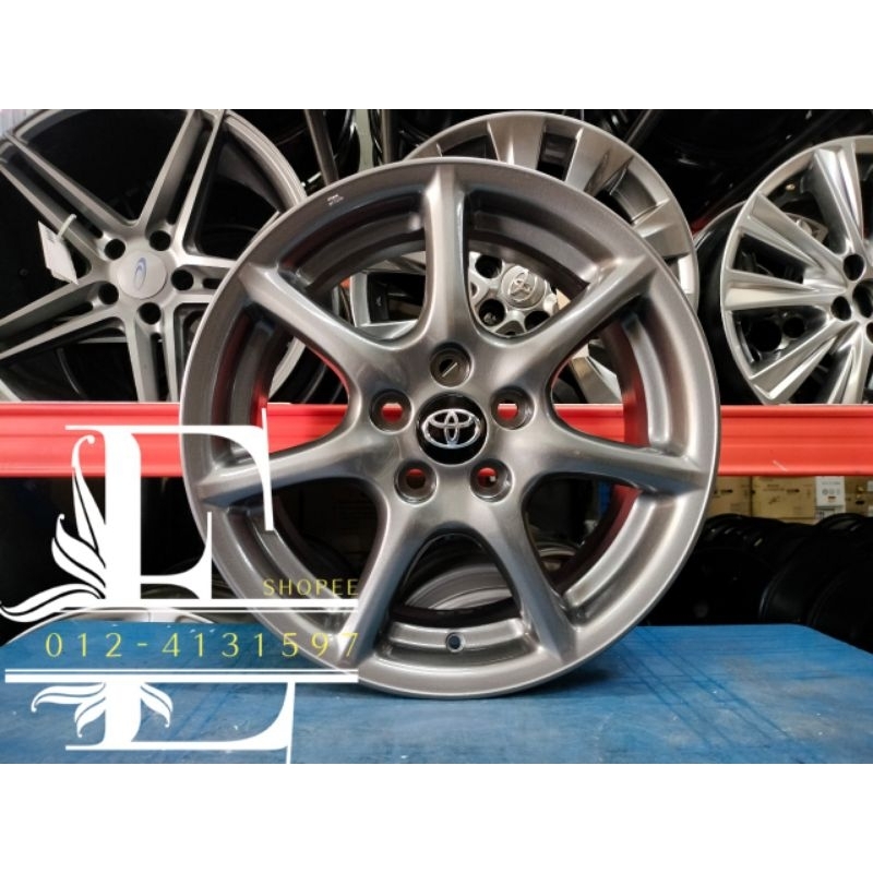 USED SPORT RIM 17 INCH RM940 ORIGINAL TOYOTA ESTIMA CAMRY INNOVA (KENA ...