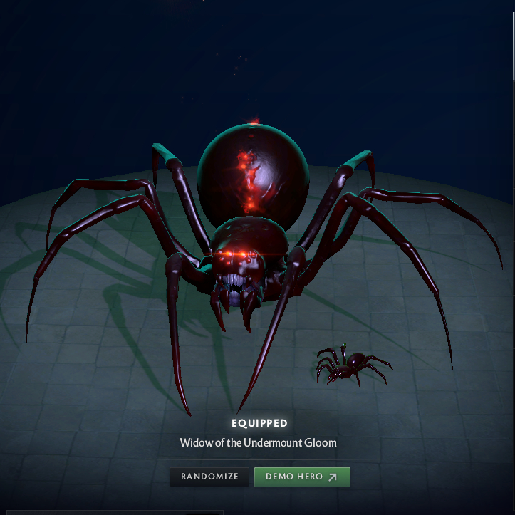 Broodmother - Widow of the Undermount Gloom - Dota 2 Aghanim's 2021 Collector's Cache | Shopee ...