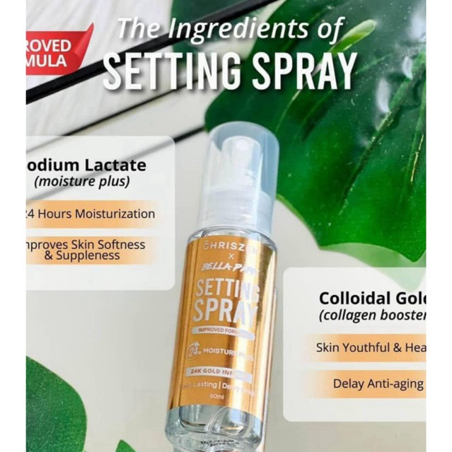 SETTING SPRAY MYCA/SG/CPG/CHRISZEN/1MM 💯 ORI HQ || SETIAP PEMBELIAN ...