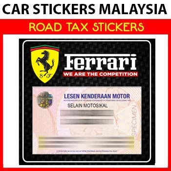 New Roadtax Holder 2024 sticker - Ferrari Car Logo RTCAR | Shopee Malaysia
