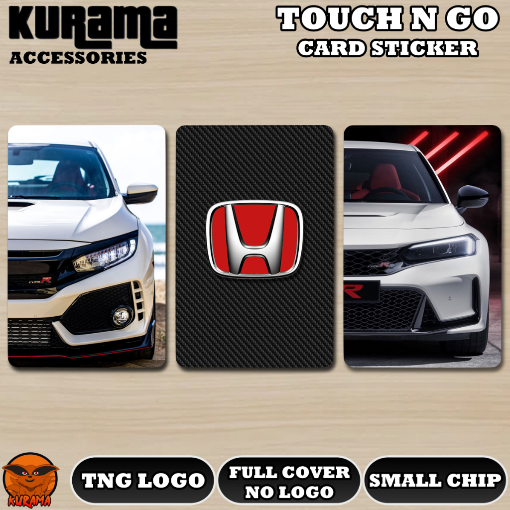 [ Honda Civic TYPE R ] Sticker Card Cover Skin Touch n Go Skin ATM Bank ...