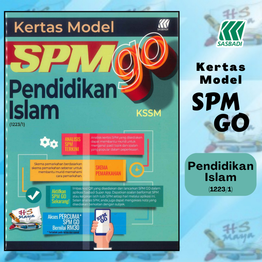 [Buku Latihan] KERTAS MODEL SPM GO PENDIDIKAN ISLAM KSSM (2024) [SASBADI] | Shopee Malaysia