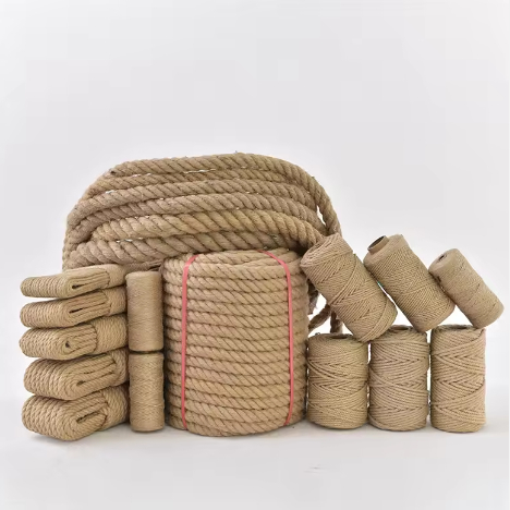 1/2/3/4/5/6/8/10mm Tali Guni DIY Brown Sisal Hemp Natural Jute Rope ...