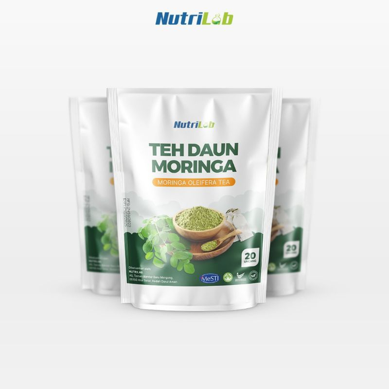 TEH DAUN MORINGA NUTRILAB TEA MORINGA UNCANG ORIGINAL | Shopee Malaysia