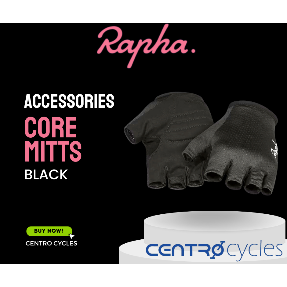 RAPHA. Accessories - Core Mitts (Black) | Shopee Malaysia