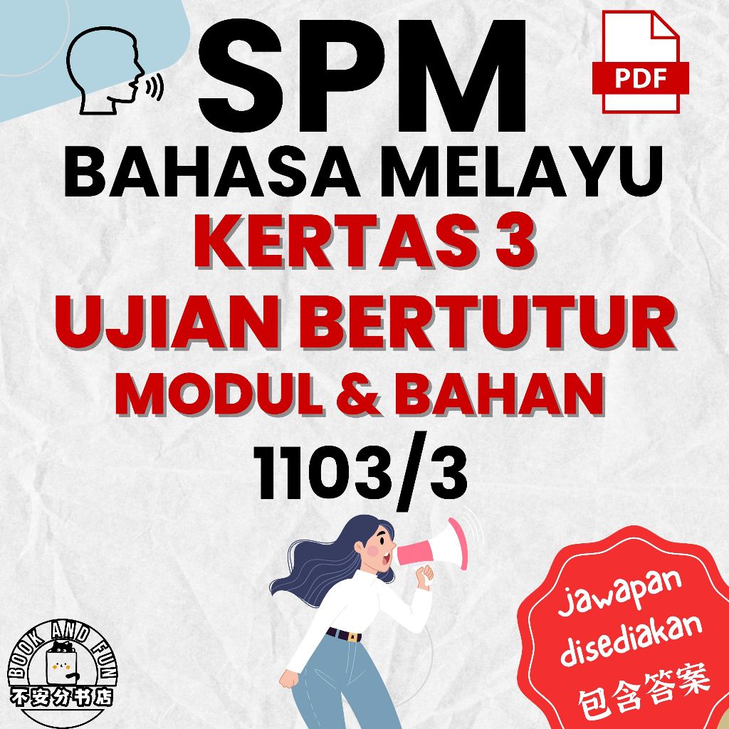 (PDF) SPM BAHASA MELAYU KERTAS 3 MODUL LISAN SOALAN & KOMPILASI BAHAN UJIAN BERTUTUR 1103/3 KSSM ...