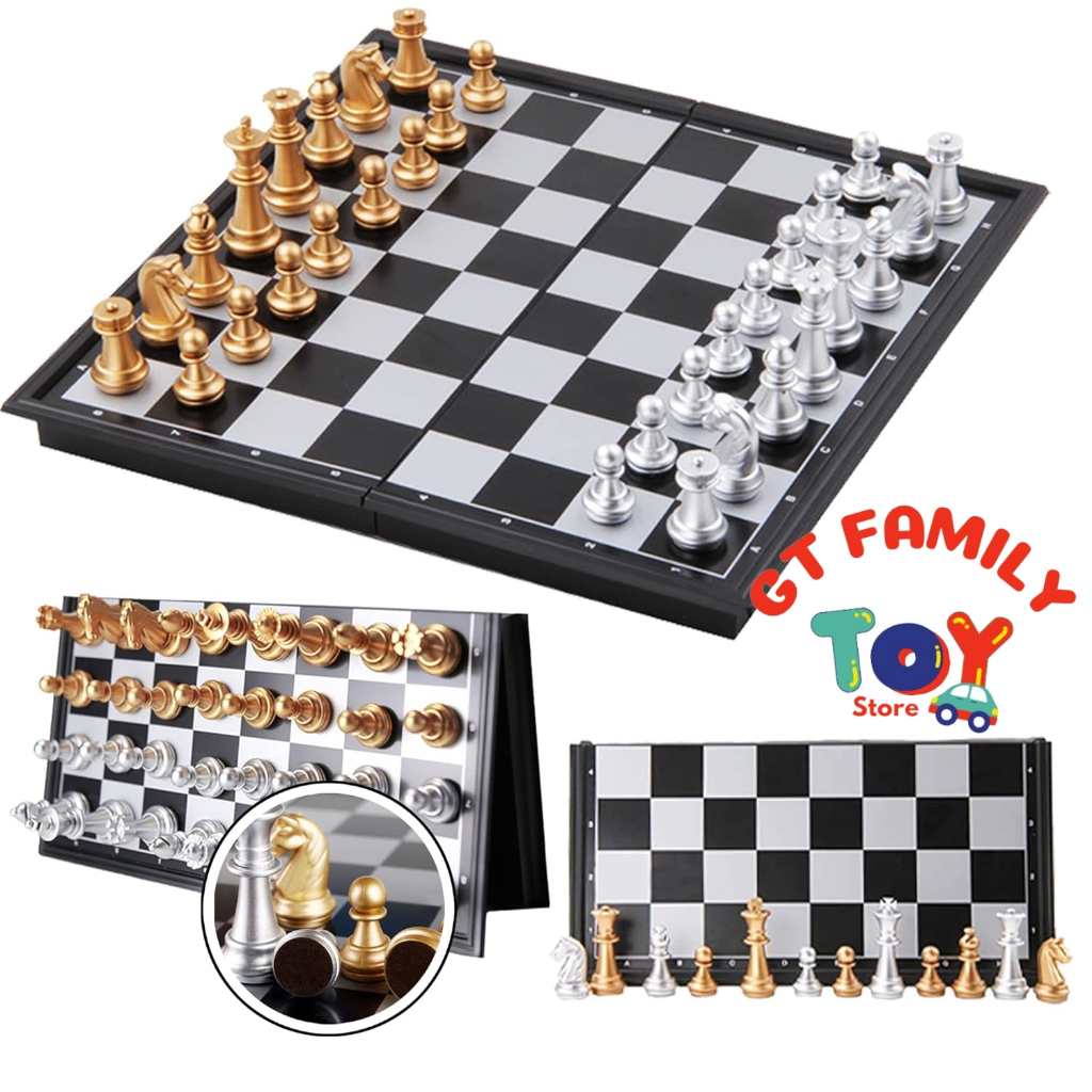 Chess Set / Reversi Set Magnetic Game Folding, Portable, and ...