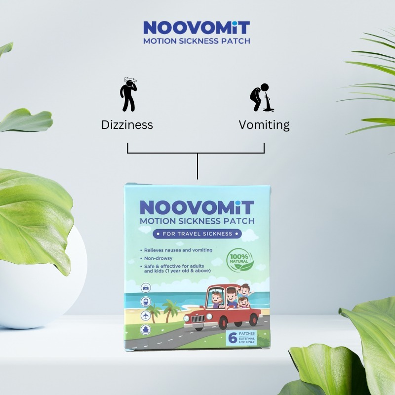 Motion Sickness Patch Proxima / Noovomit Ubat Mabuk Laut Kenderaan Baby ...