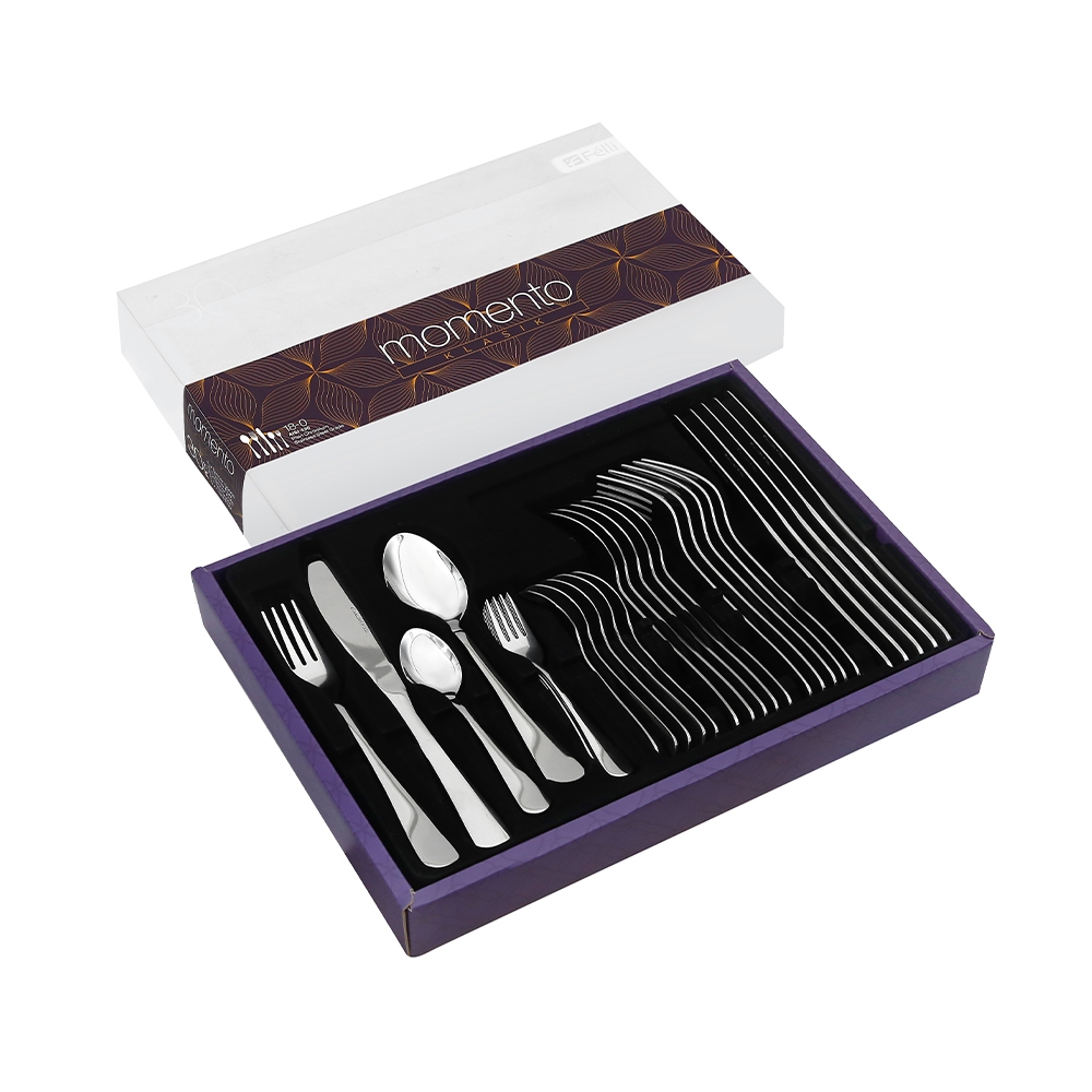 Felli Stainless Steel 18/0 Cutlery Set - Arezzo (30 Pcs) [Free 2pcs ...