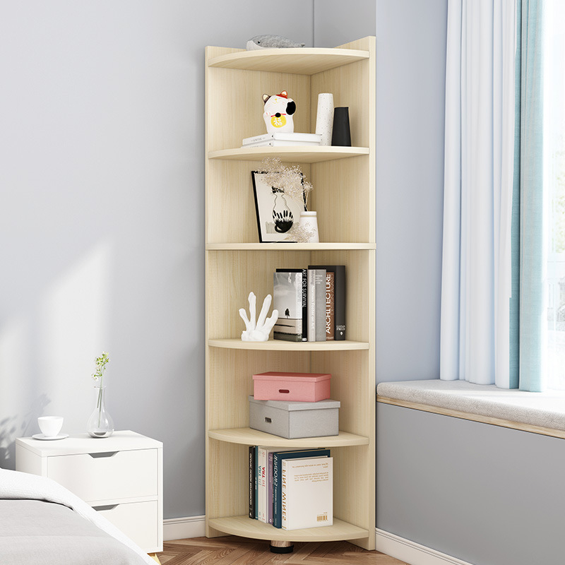 Corner Shelf Living Room Simple Corner Bay Window Bookshelf Household ...