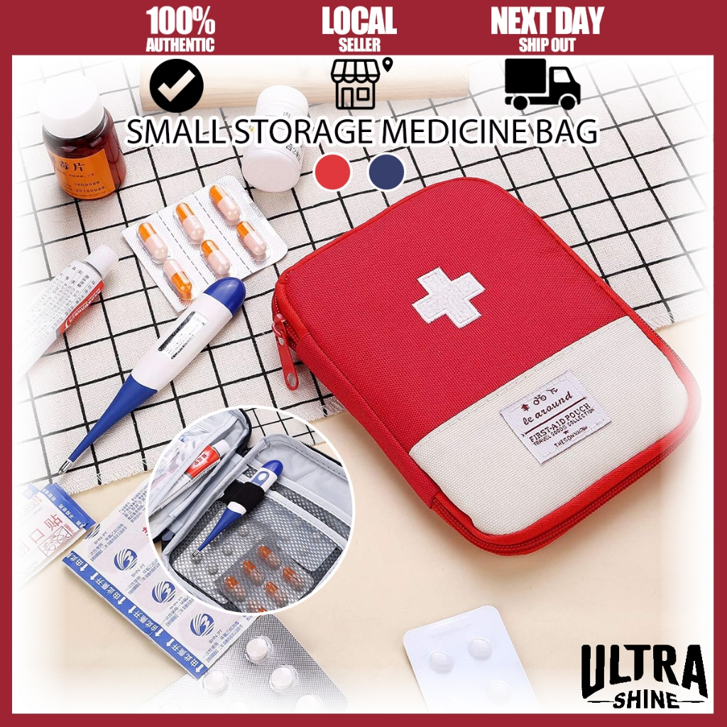 [MY] Portable First Aid Pouch Travel First Aid Kit Organizer Medicine ...