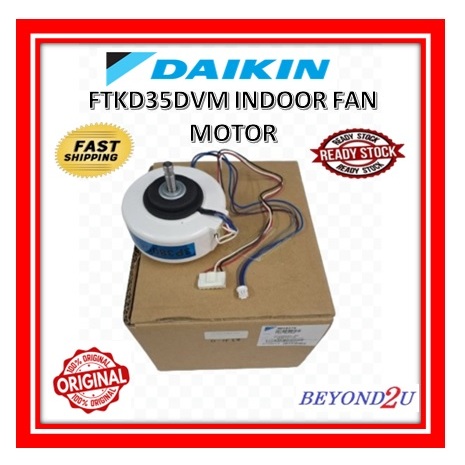 Daikin FTKD35DVM Indoor Fan Motor (Original) | Shopee Malaysia